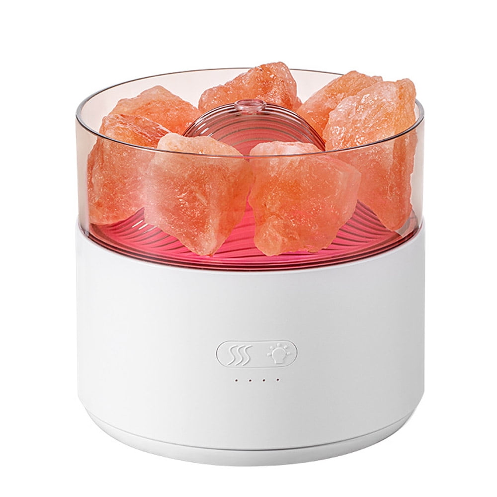 Cool Mist Humidifier,Himalayan Salt Mini Humidifier USB Portable Air ...