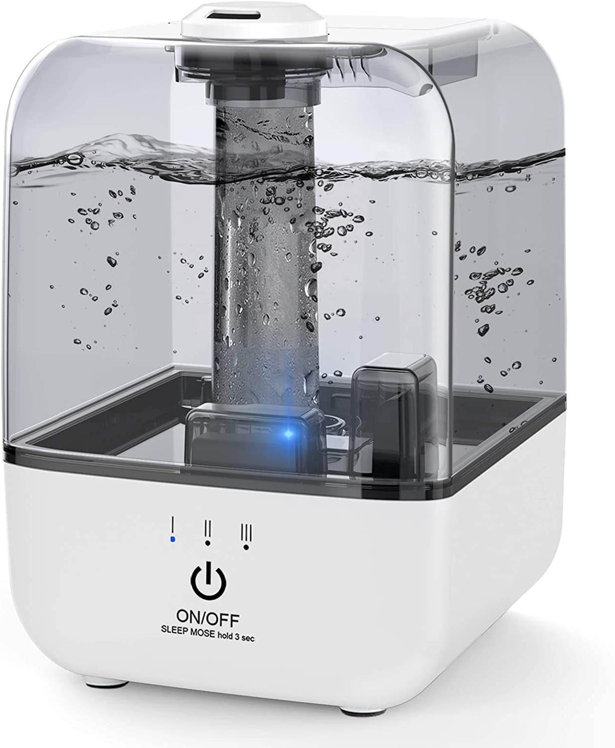 Cool Mist Humidifier, Quiet Ultrasonic Humidifiers for Bedroom Home ...