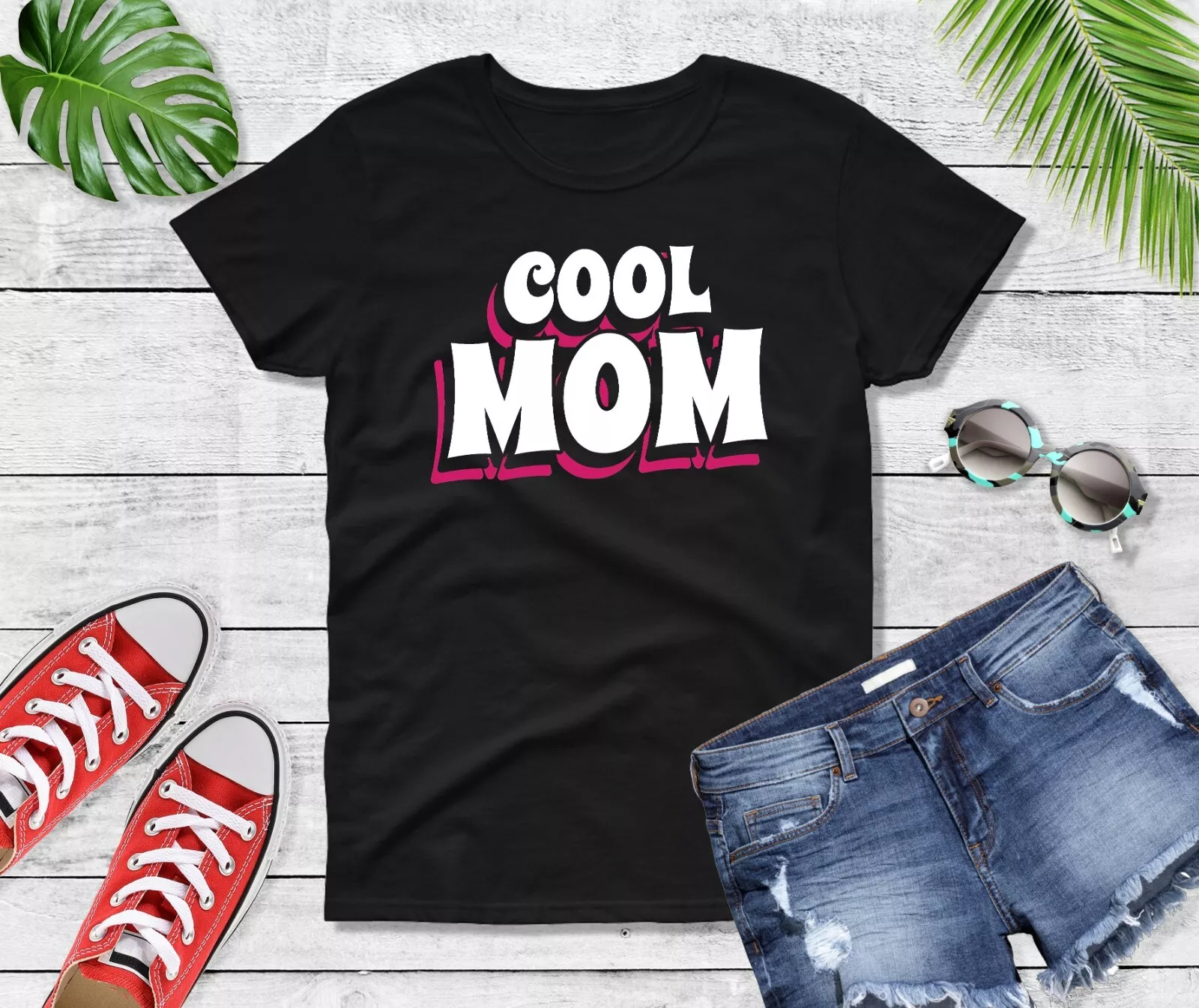 Cool Mom Shirt Best Friend Gift Mothers Day Baby Shower New Mama Mommy ...