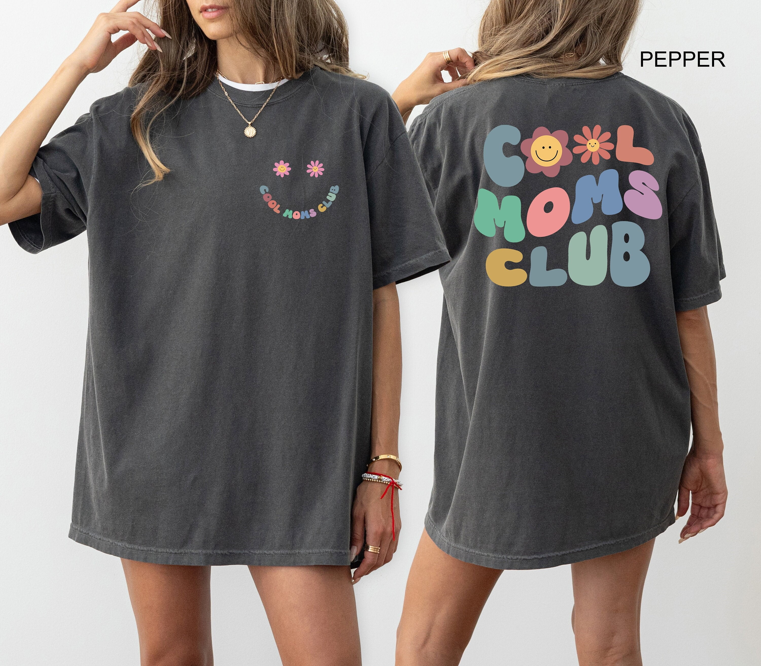 Cool Moms Club Shirt, Cool Mom T-shirt, Funny Mom Outfit, Best Mom Ever ...