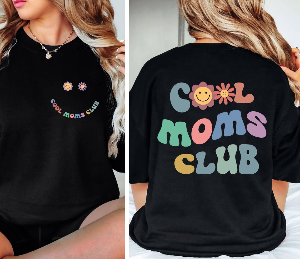Cool Moms Club Sweatshirt, Mothers Day Gifts, Cool Mom Sweatshirt, Mom ...