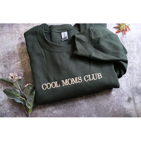 Cool Moms Club sweatshirt, embroidered cool mom sweatshirt, embroidered ...