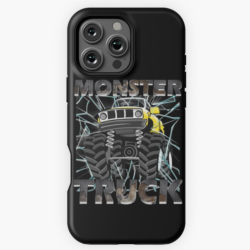 Cool Monster Trucks Big Wheels Jam Phone Case for iPhone 16 15 14 13 12 ...