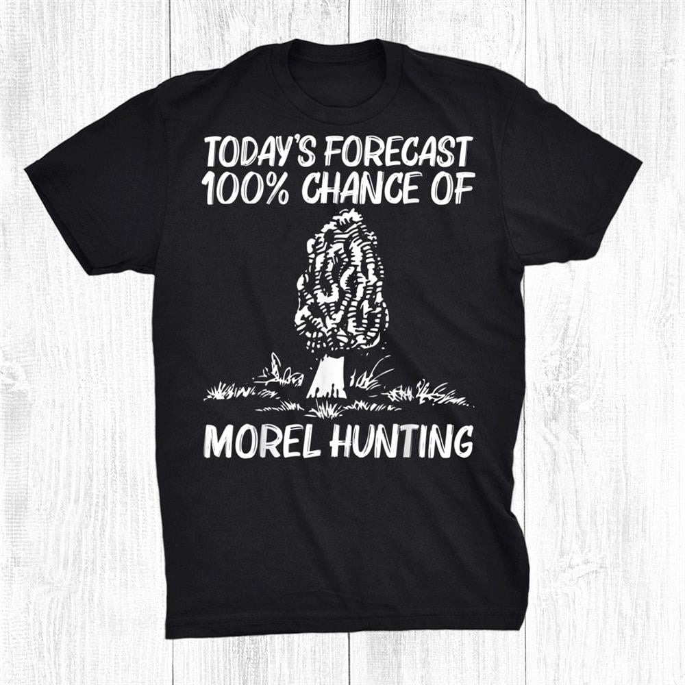 Cool Morel Design Wild Mushroom Hunter Hunting Shirt - Walmart.com