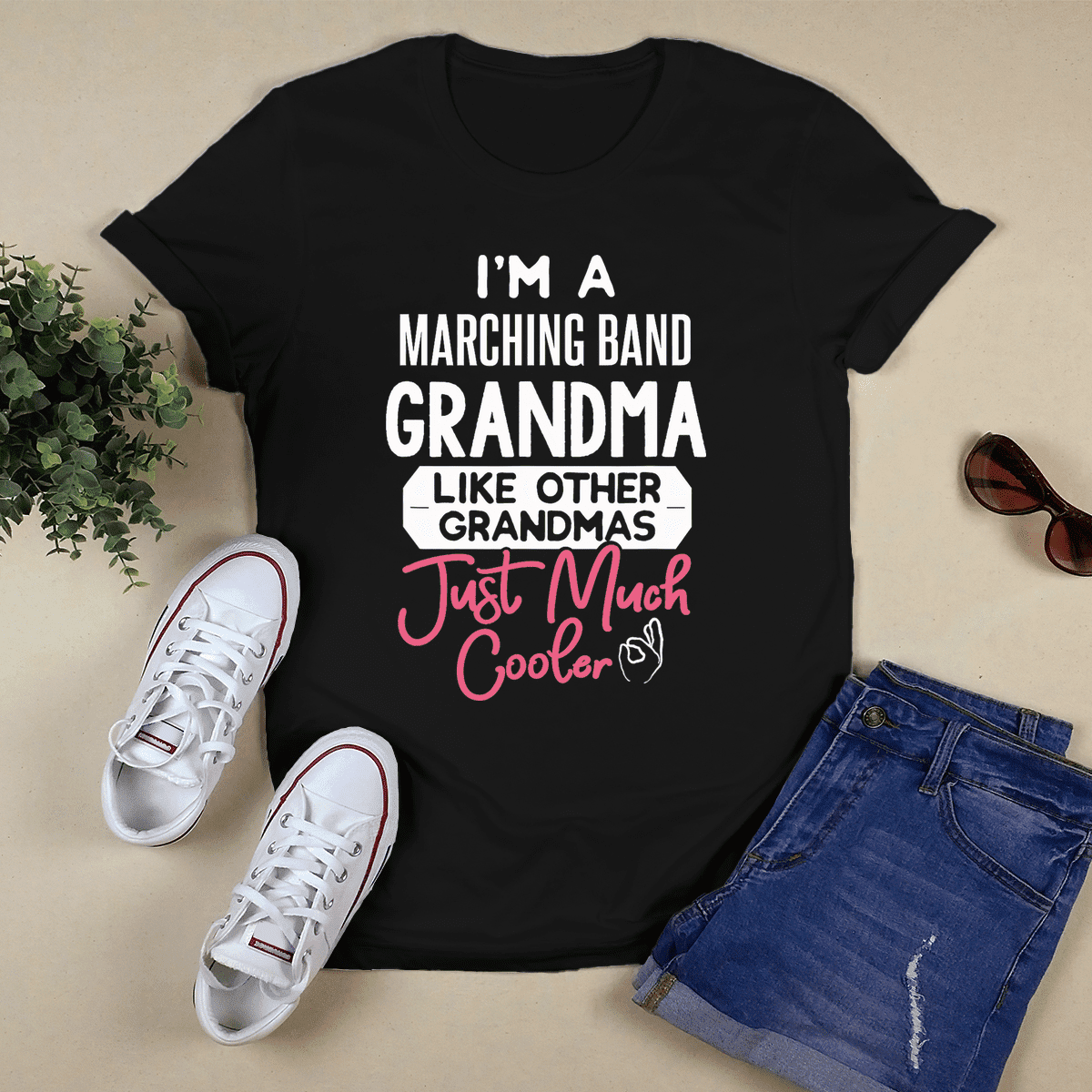 Cool Mothers Day Marching Band Grandma Classic Tshirt Vintage Tee US ...