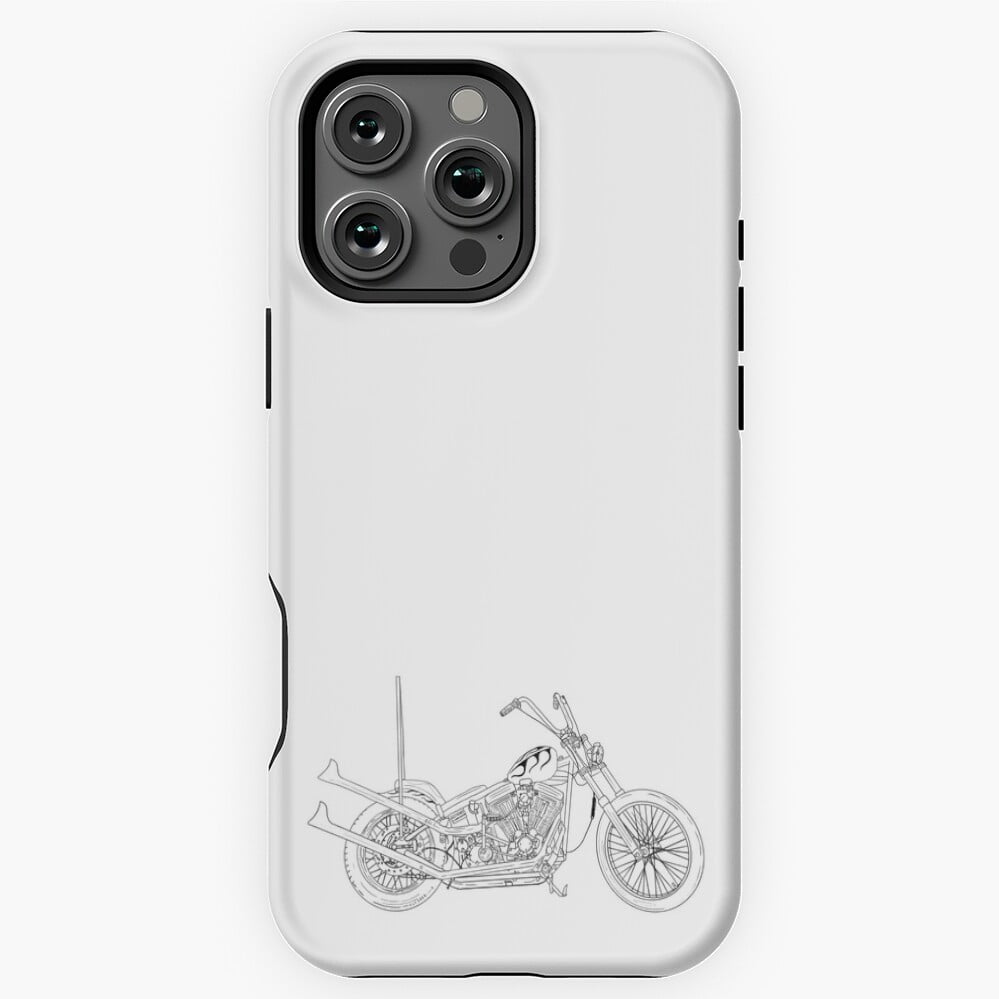 Cool Motorcycle Biker Rider Graphic Phone Case for iPhone 16 15 14 13 ...