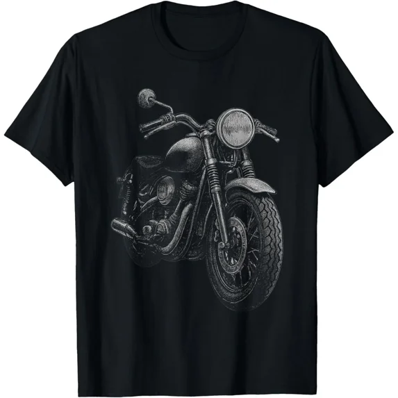 Cool Motorcycle Graphic Mens Biker Rider Motorbike Speed Unisex T-Shirt ...