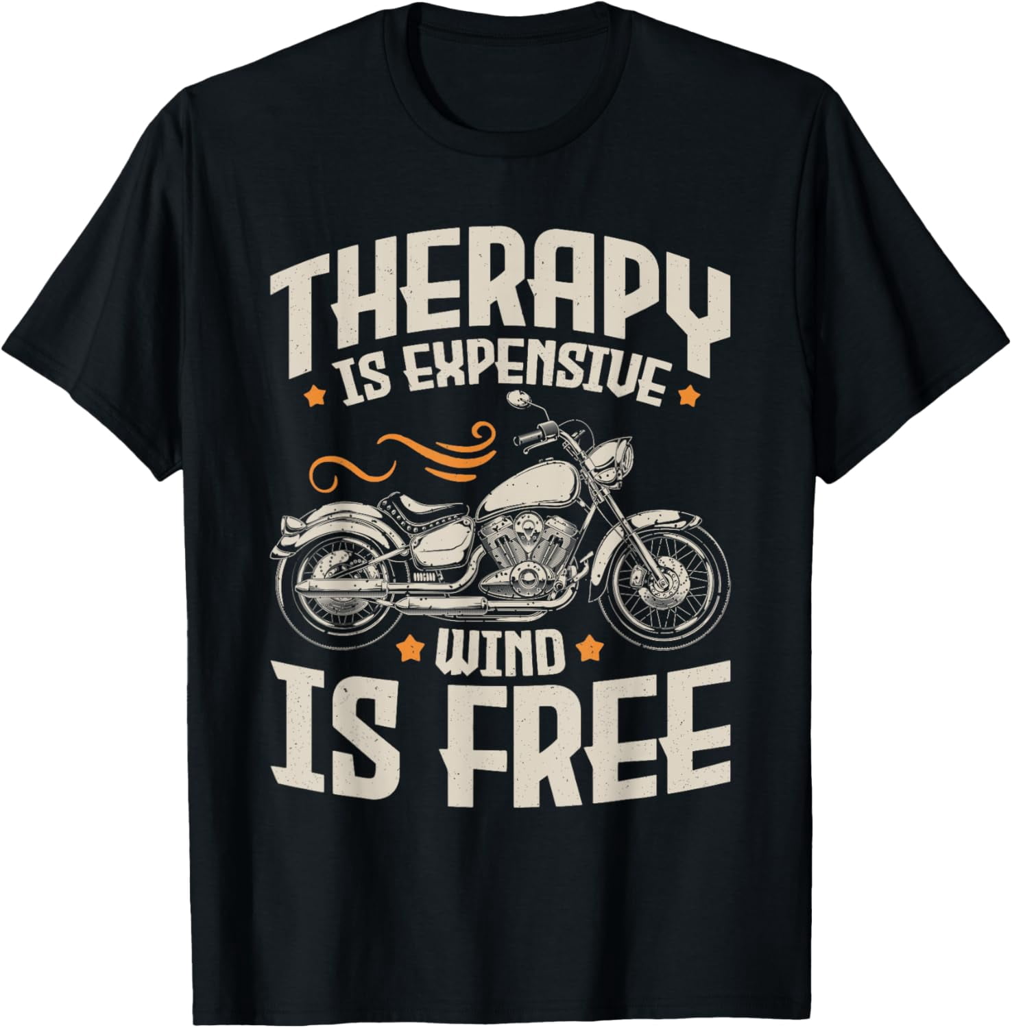 Cool Motorcycle Rider Men Therapy Motorcycle Lovers Biker T-Shirt men ...