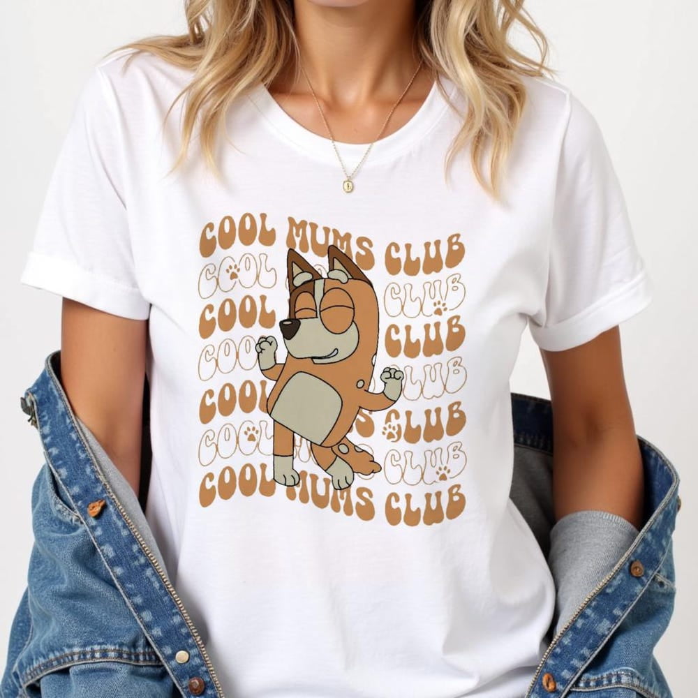 Cool Mums Club Chilli Shirt, Bluey Family T-Shirt, Bluey Mum Gift ...