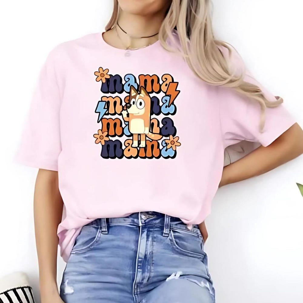 Cool Mums Club Chilli Tee, Bluey Family Shirt, Bluey Mum Gift, Bandit ...