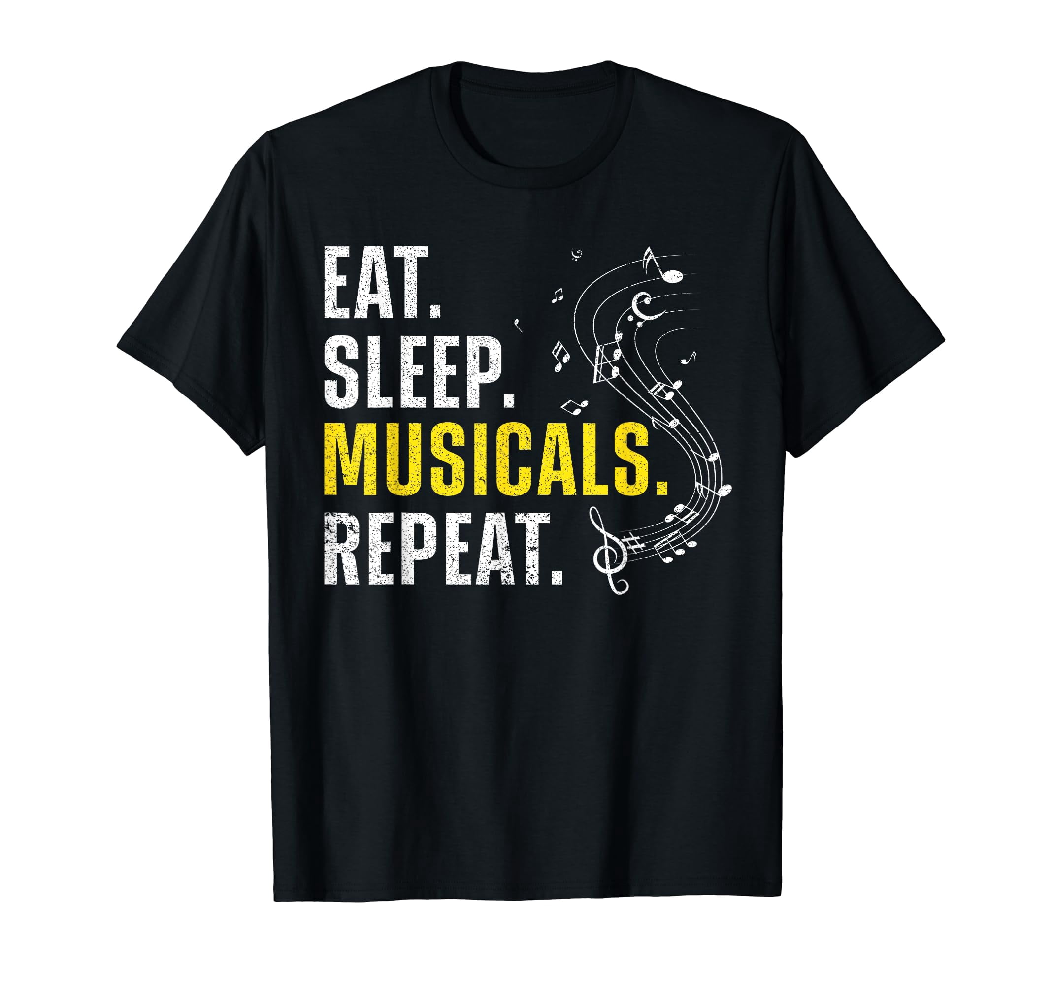 Cool Musical Design For Men Women Broadway Musical Theatre T-Shirt ...