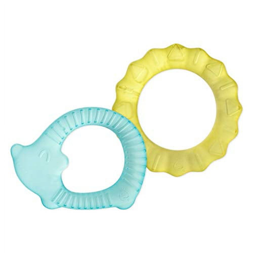 Cool Nature Teether (2 pack)-Yellow/Aqua Set - Walmart.com