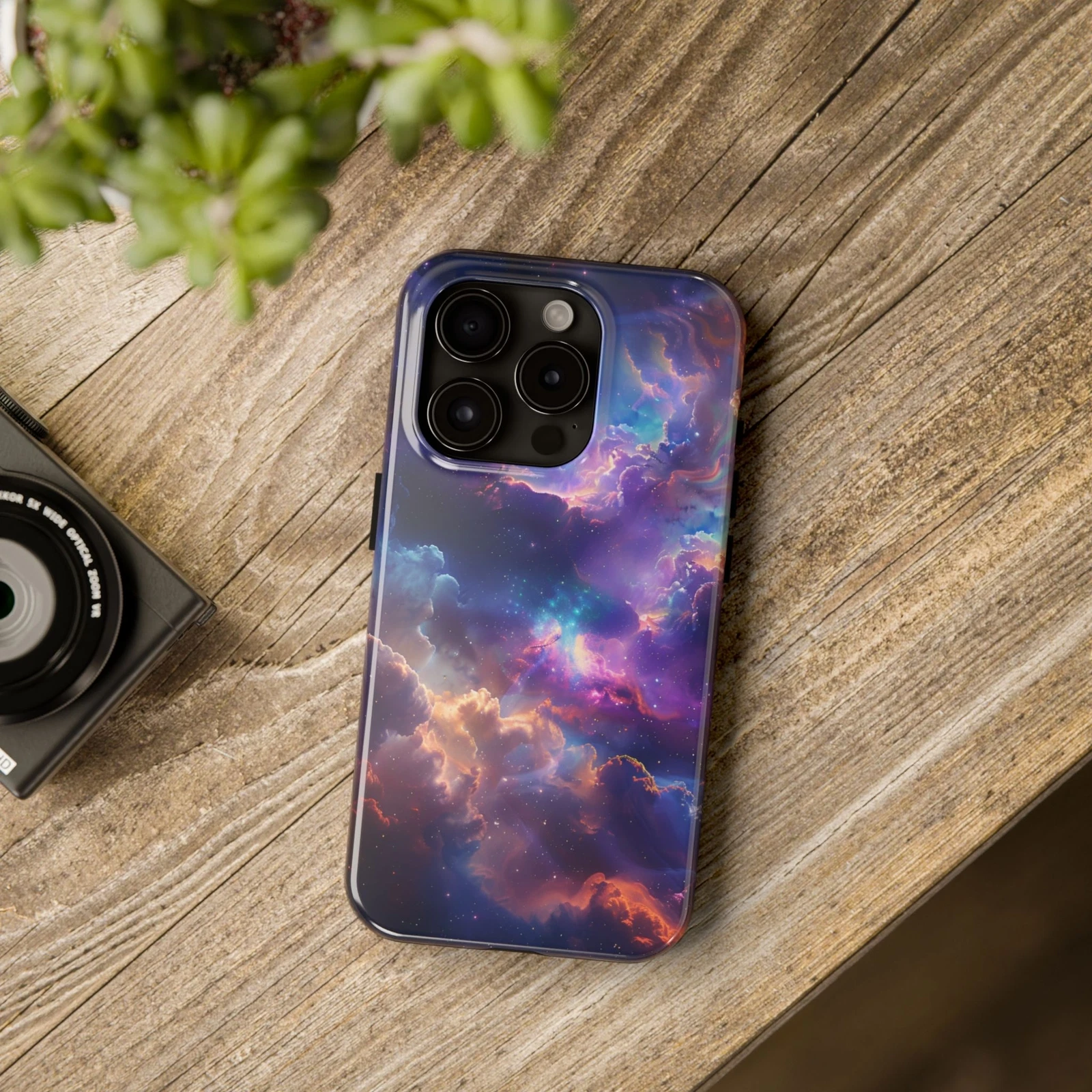 Cool Nebula 2 Themed Cosmic Space Galaxy Graphic Phone Case for iPhone ...