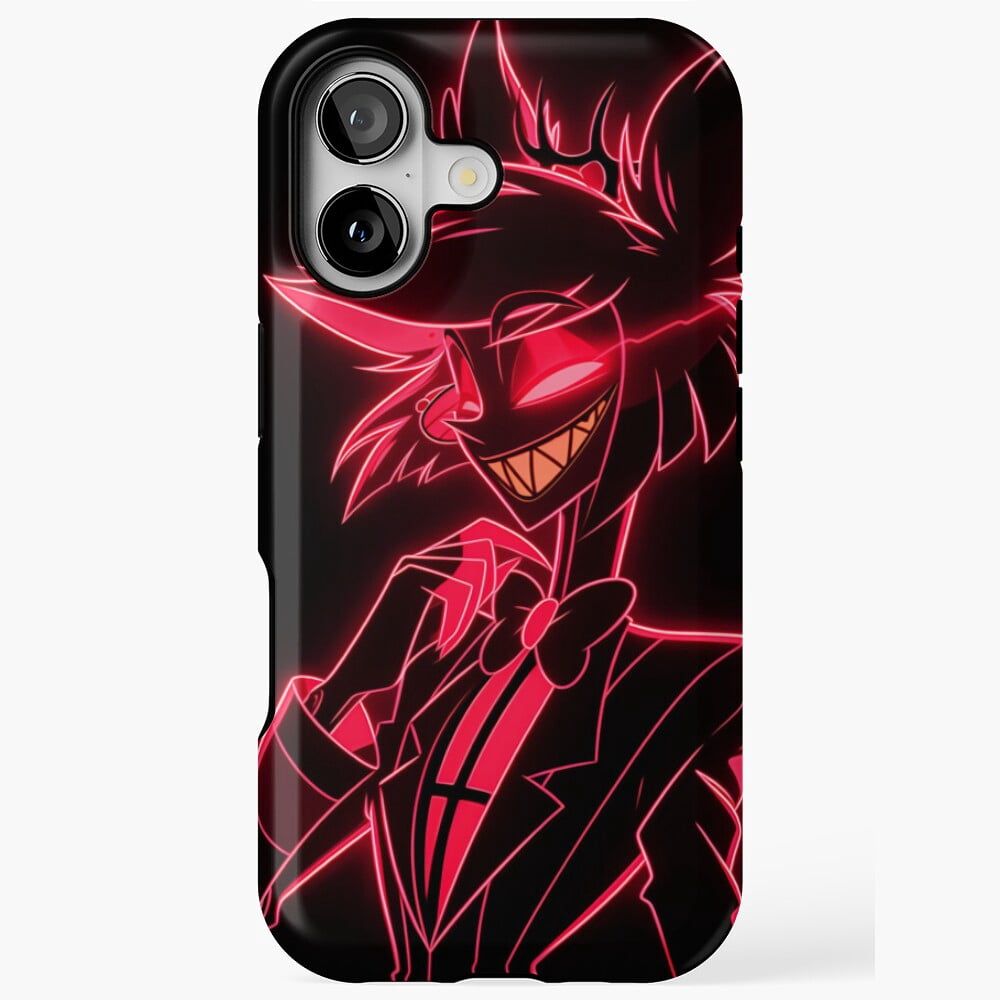 Cool Neon Demon Anime Art Phone Cover for iPhone 11 12 13 14 15 16 17 ...