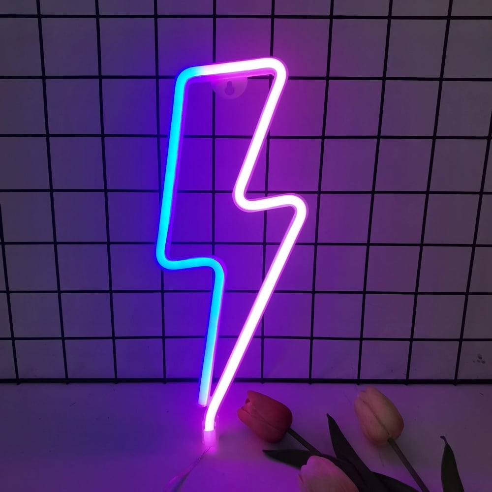 Cool Neon Light - Battery/USB Powered RGB Ambient Novelty Light, Safe ...
