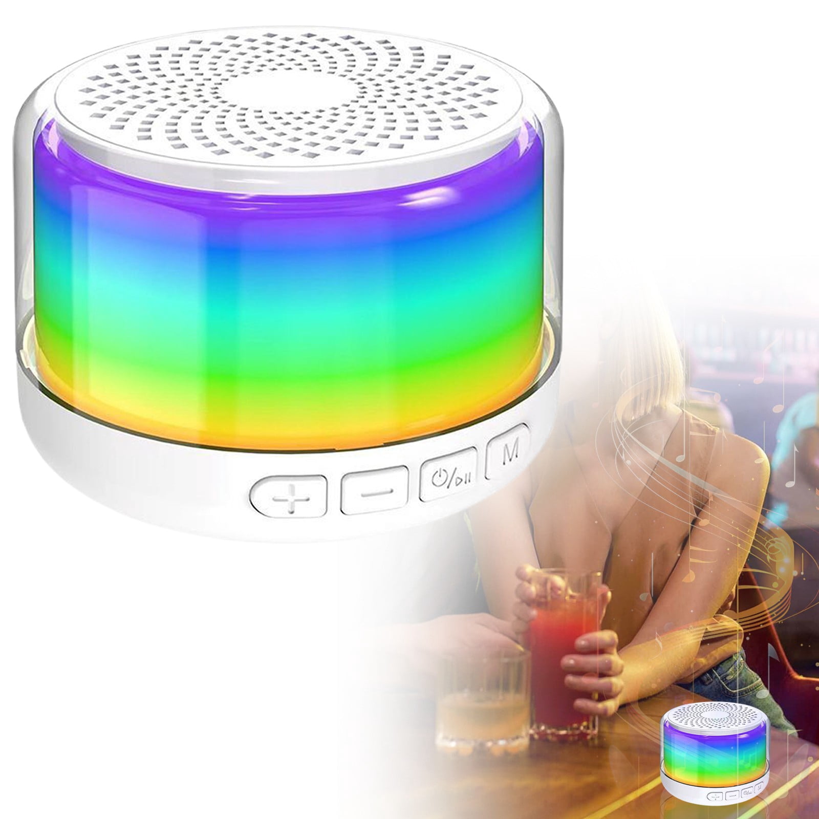 Cool Night Light Bluetooth Speaker With GIFT Idea For Teen Boys Outdoor ...