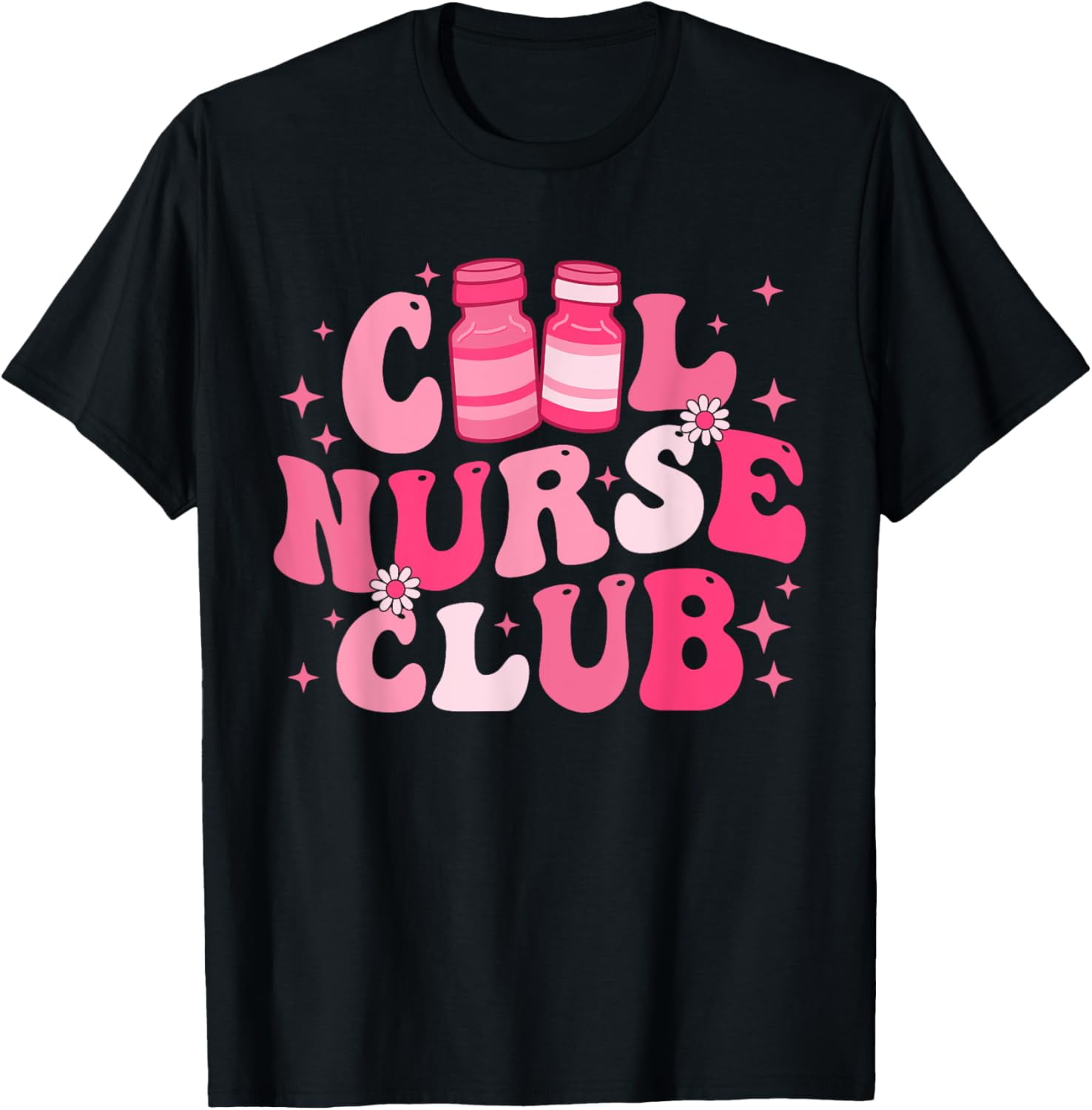 Cool Nurse Club Groovy Nurse For Nursing Students T-Shirt - Walmart.com