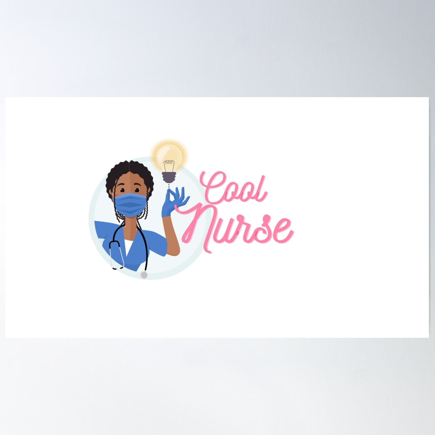 Cool Nurse Poster Wall Art, Modern Wall Decor, 12x18 UNFRAMED - Walmart.com