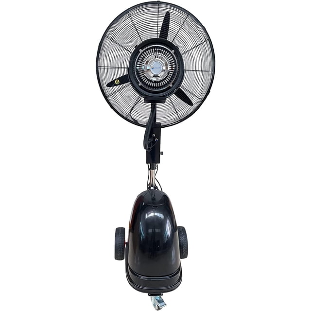 Cool-Off Island Breeze Outdoor Misting Fan, Quiet 3-Speed Oscillating ...