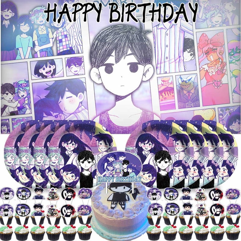 Cool Omori Game Party Supplies Birthday Decorations Plates Banner Kids ...
