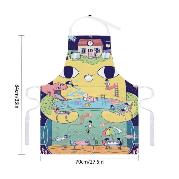 Cool Omori Game apron with pockets, waterproof for adults, kitchen ...