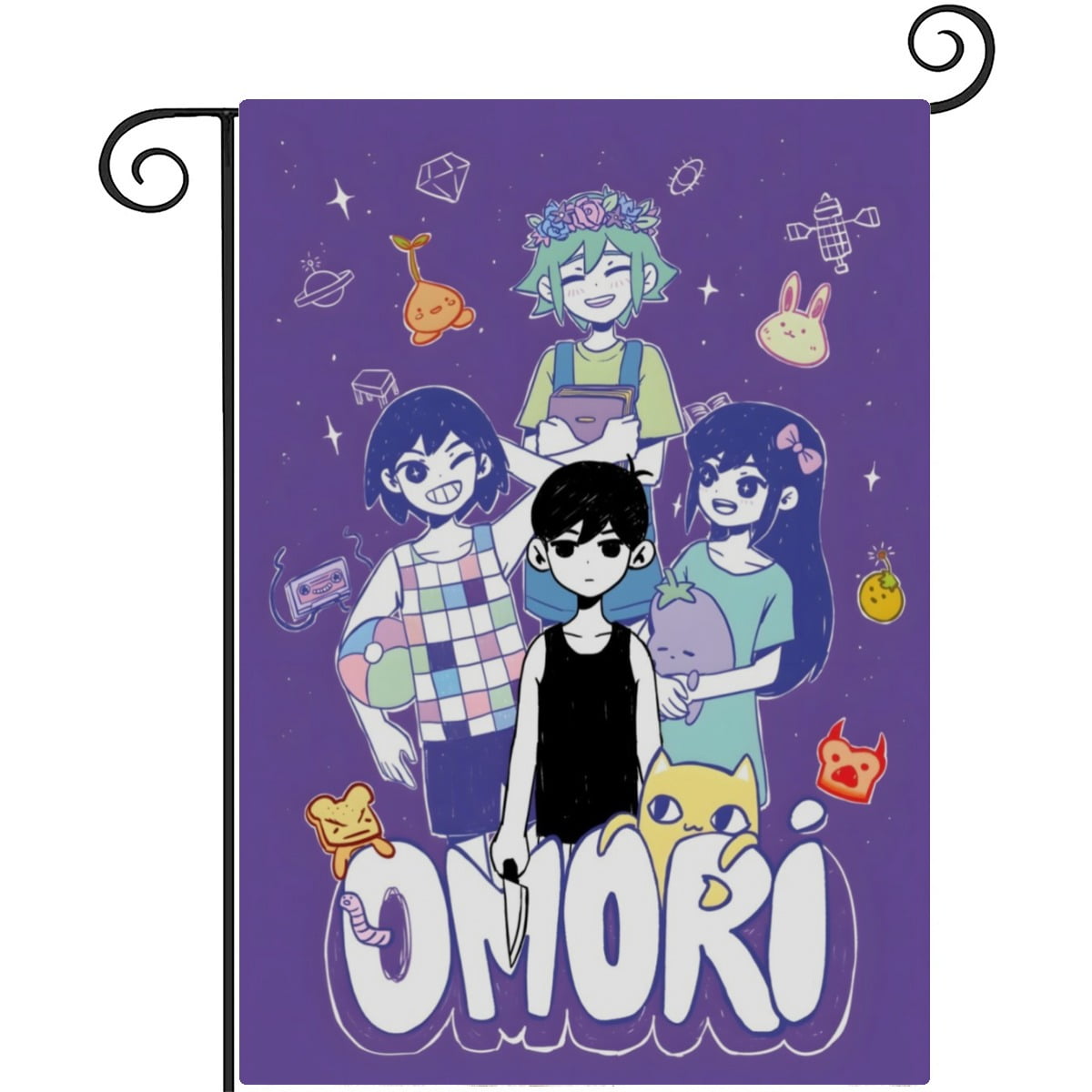 Cool Omori Game-themed Garden Flag. Perfect gift for fans, friends, and ...