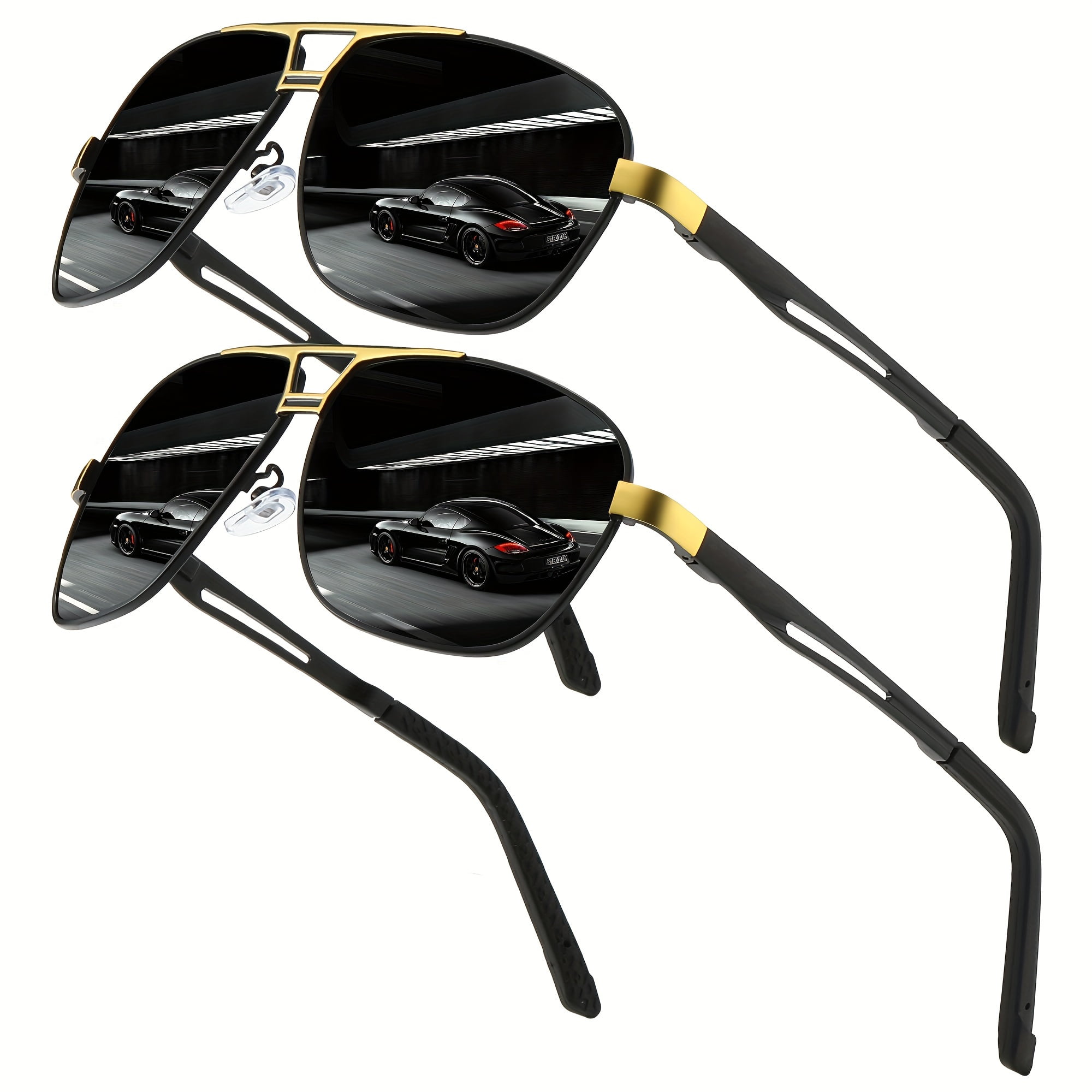 Cool Oval Frame Polarized Sunglasses - Trendy Classic Shades for Men ...