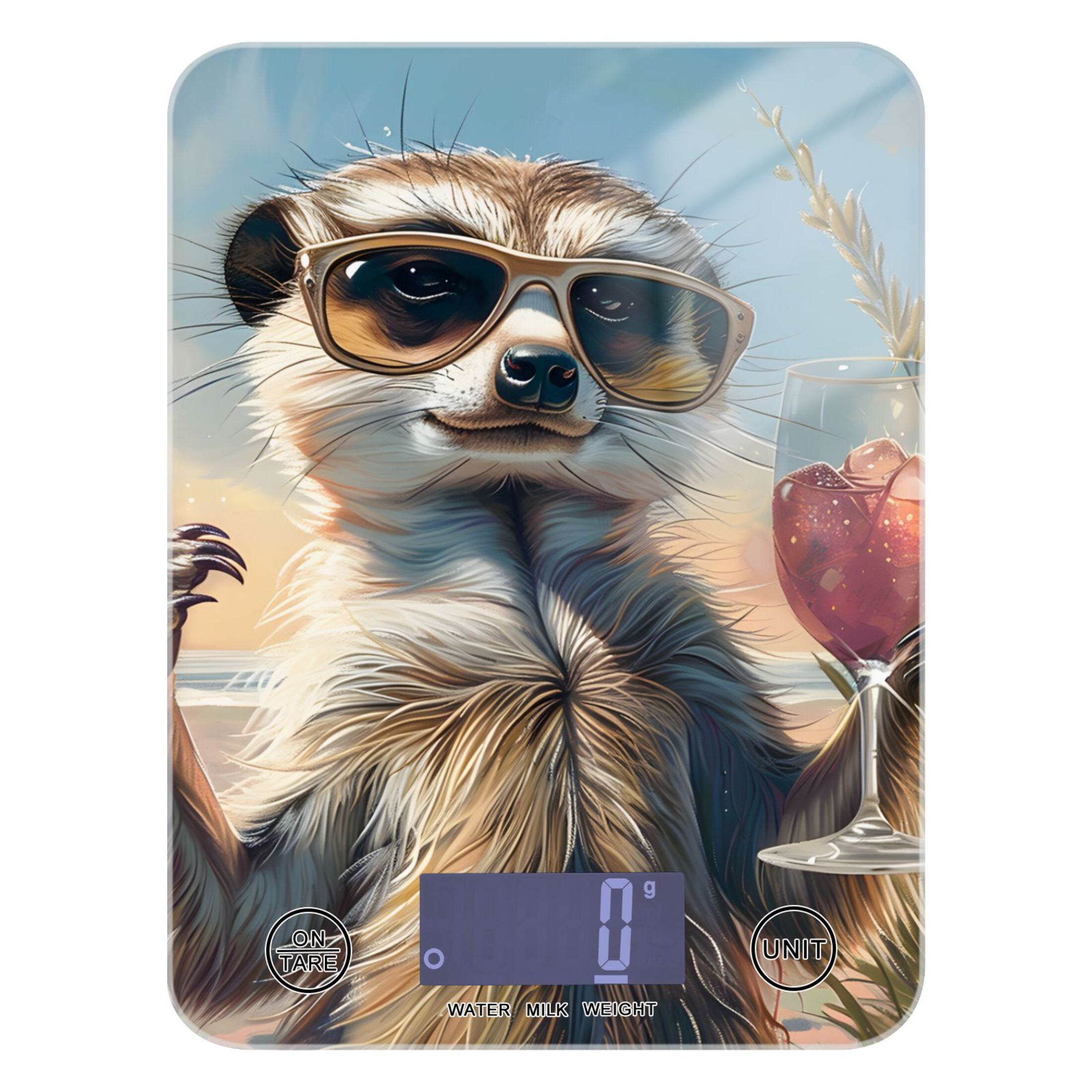 Cool Palm Civet Cat at Beach Food Scale Multifunction Digital Kitchen ...