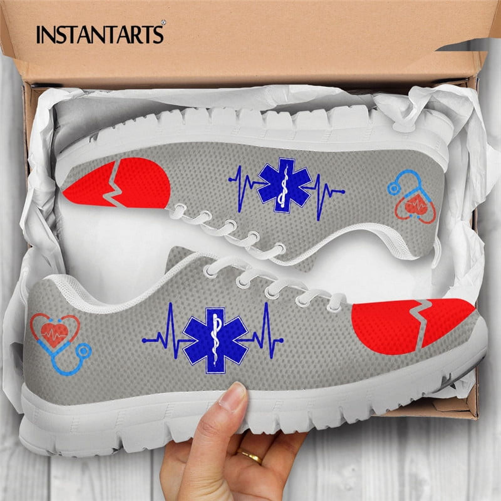 Cool Paramedic Designer Flat Shoes For Women Sport Sneaker Breathable Mesh Running Lace-Up ...