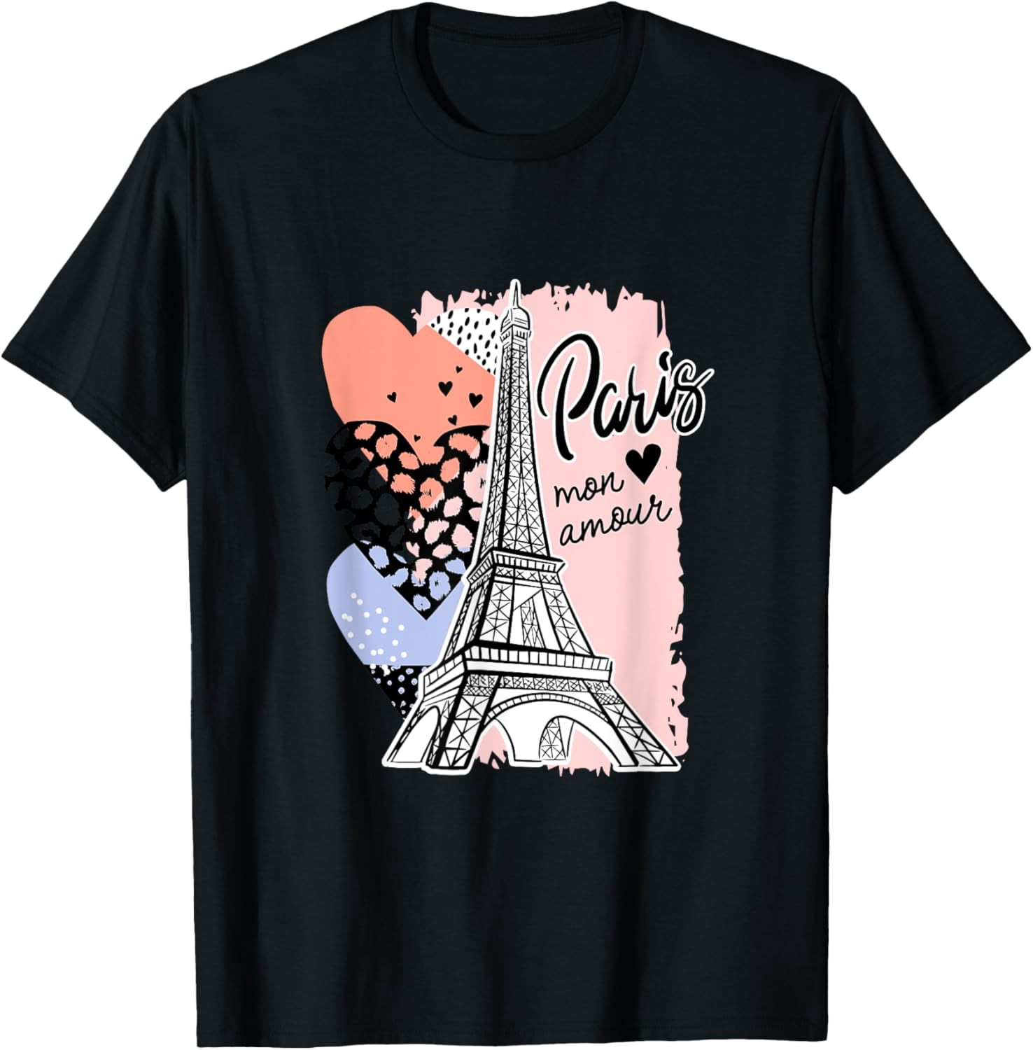 Cool Paris Style, Merci Paris Illustration Graphic Fashion T-Shirt men ...