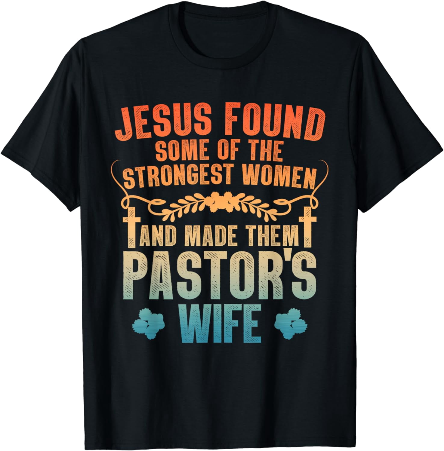 Cool Pastor Wife Art Women Girl Pastor Appreciation Preacher T-Shirt ...