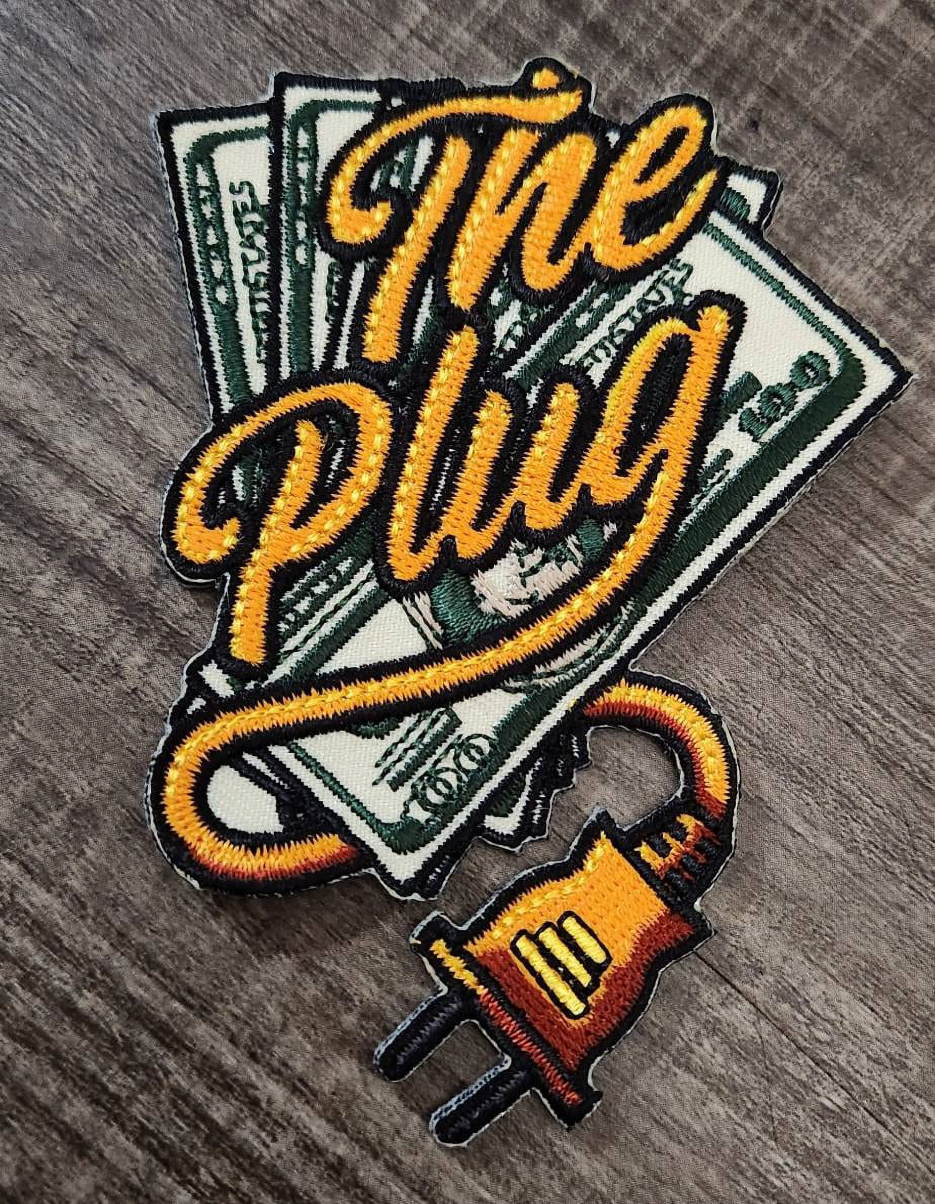 Cool Patch, 1-pc, "The Plug" Jacket Patch, Iron-on Embroidered Patch ...