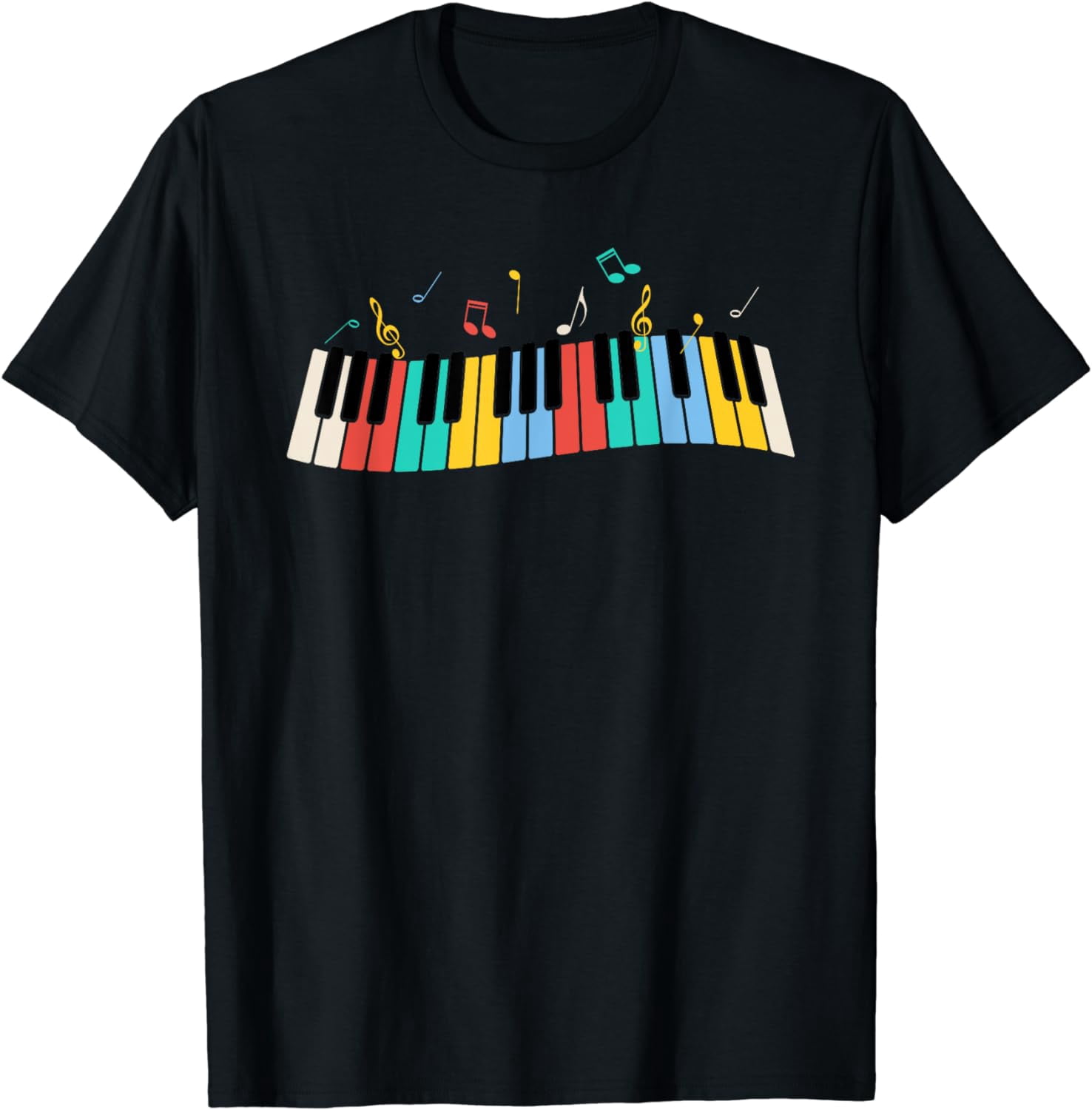 Cool Piano Keyboard Player Funny Pianist Keyboardist Outfit T-Shirt ...