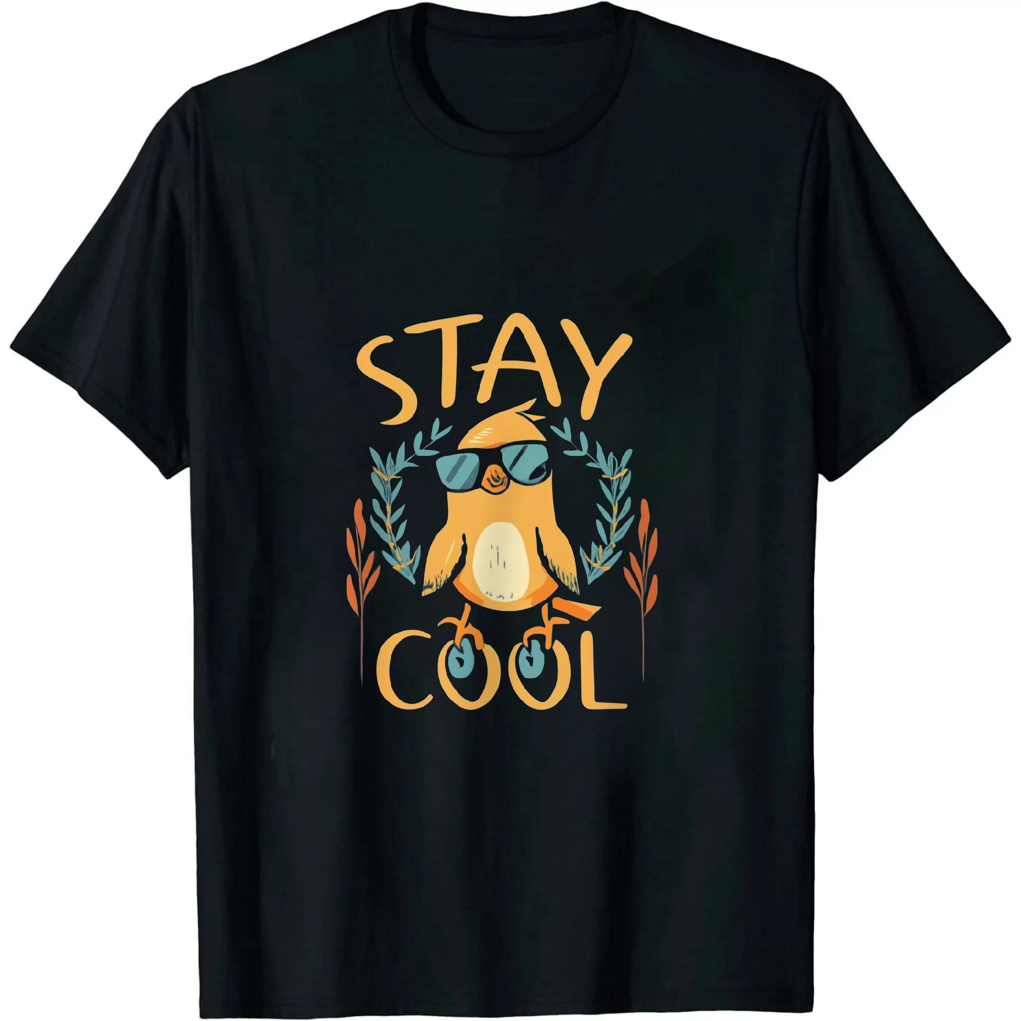 Cool Pigeon Bird T-Shirt Stay Coo Funny Tee - Walmart.com