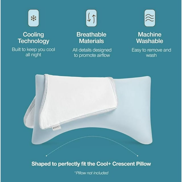 Cool Pillow Cover, Queen Size Cooling Pillow Cover for Memory Foam ...