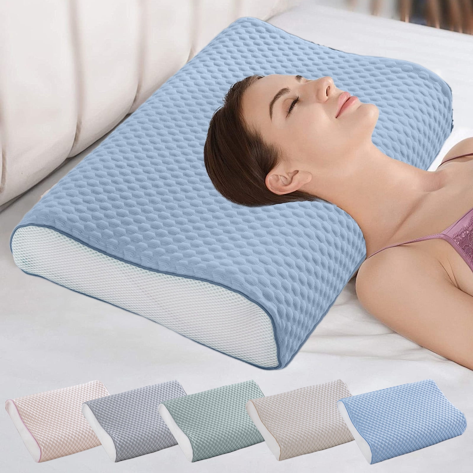 Cool Down Pillowcases for Memory Foam Latex Pillows | Ice Silk ...