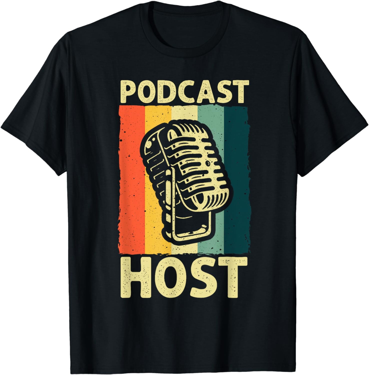 Cool Podcast Design For Men Women Podcaster Hosting Channel T-Shirt ...