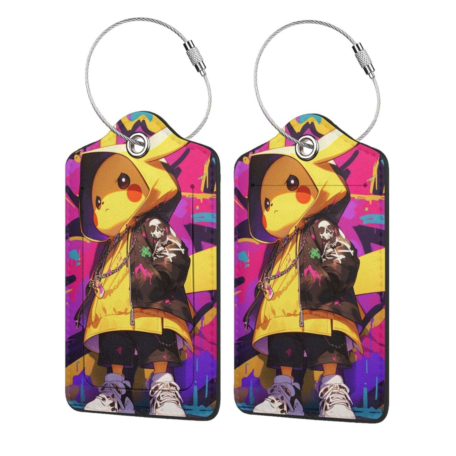 Cool Pokémon-Pikachu Luggage Tags for Suitcases Travel ID ...