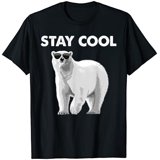 Cool Polar Bear Design For Men Women Kids Polar Bear Lover T-Shirt ...