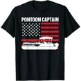 Cool Pontoon Captain Art For Men Women Pontoon Boat Captain T-Shirt ...
