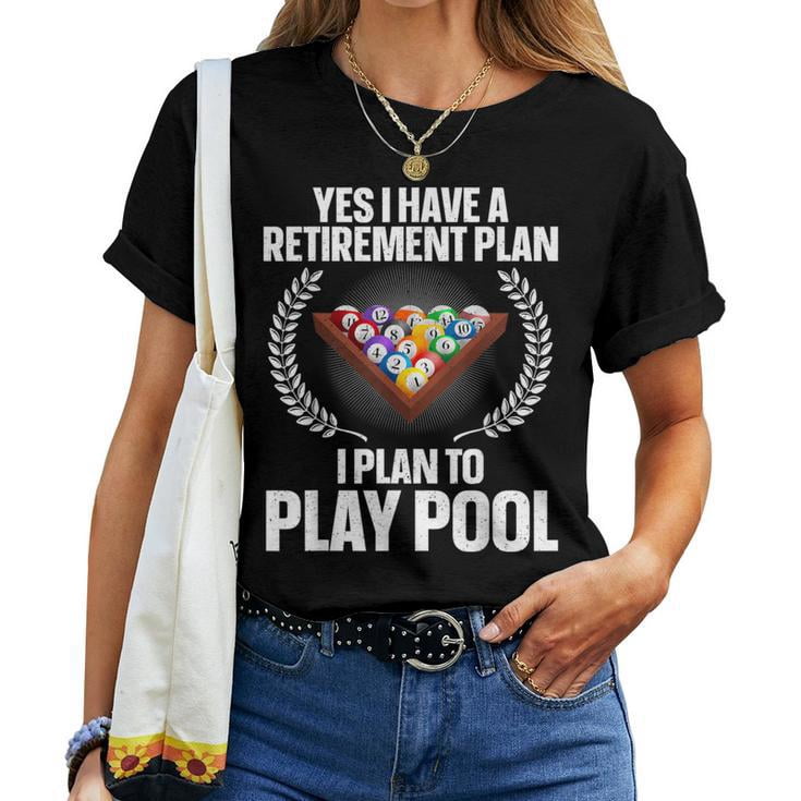 Cool Pool For Billiards Lover Pool Player Women T-Shirt – Stylish ...
