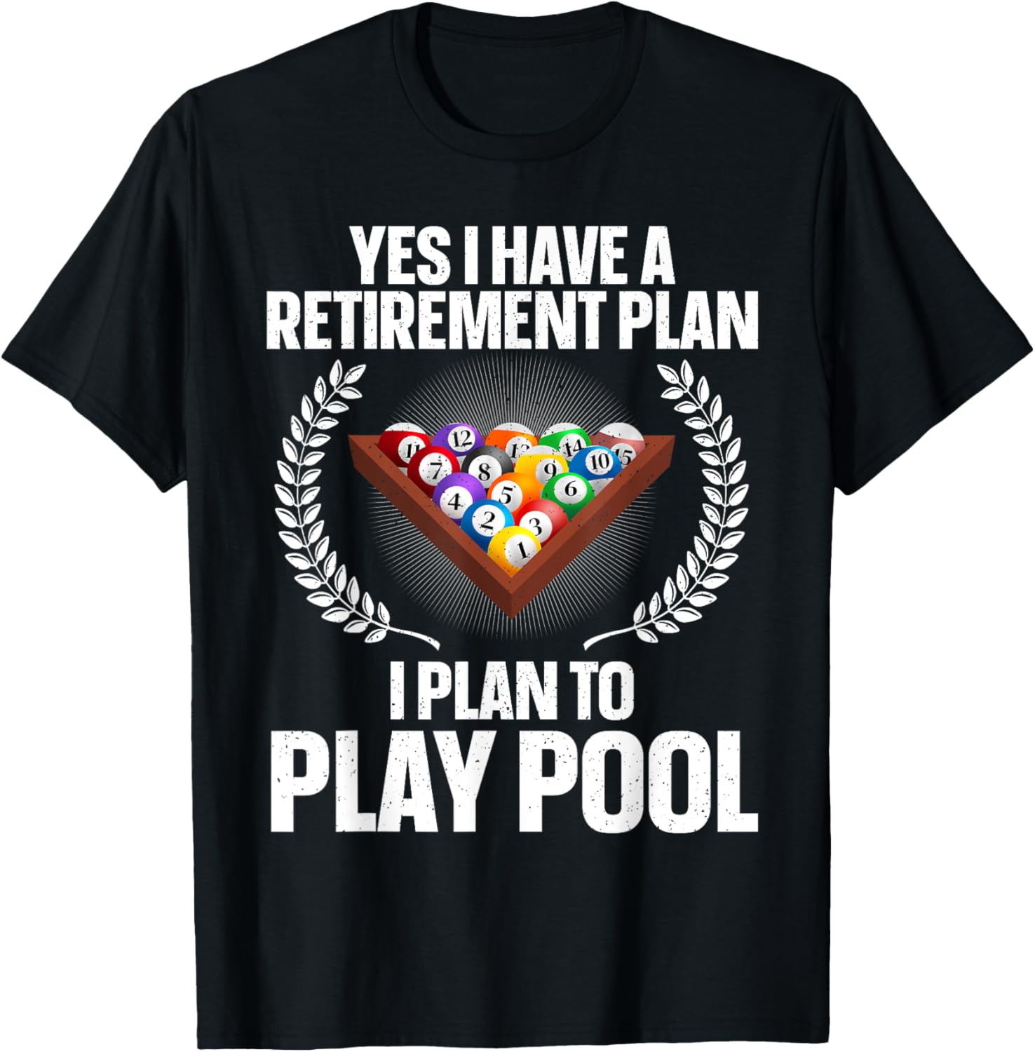 Cool Pool Design For Men Women Billiards Lover Pool Player T-ShirtMen's ...