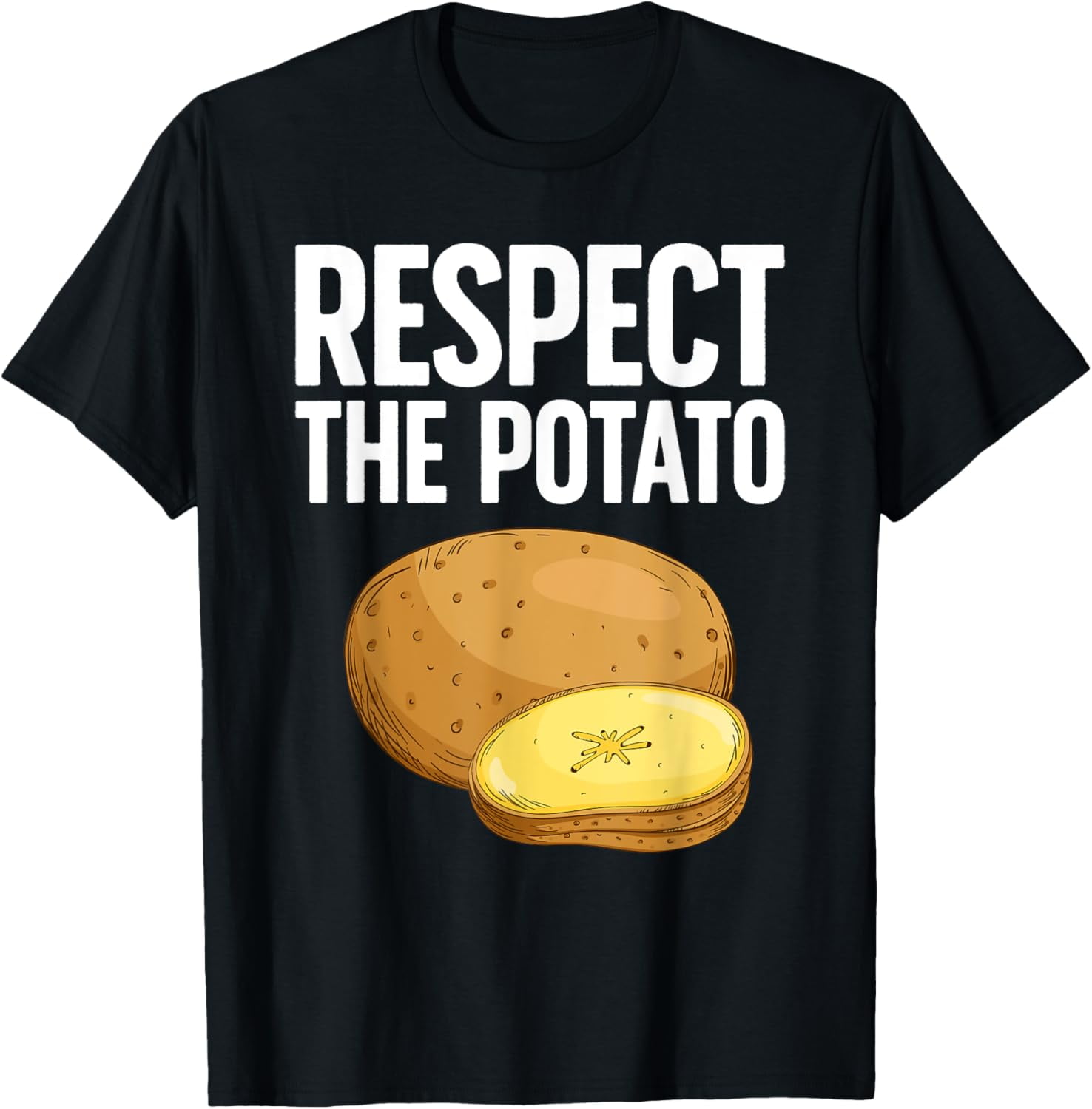 Cool Potato Design For Men Women Kids Vegetable Potato Lover T-Shirt ...