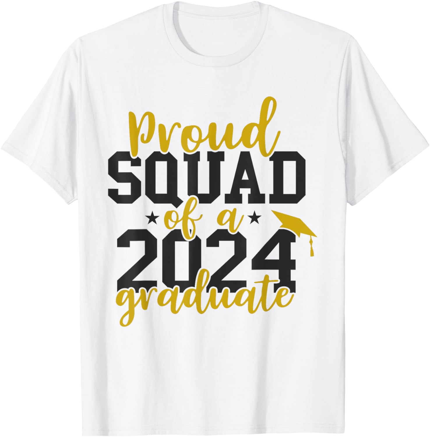 Cool Proud Squad 2024 Prom Graduation Party Matching 2024 T-Shirt ...