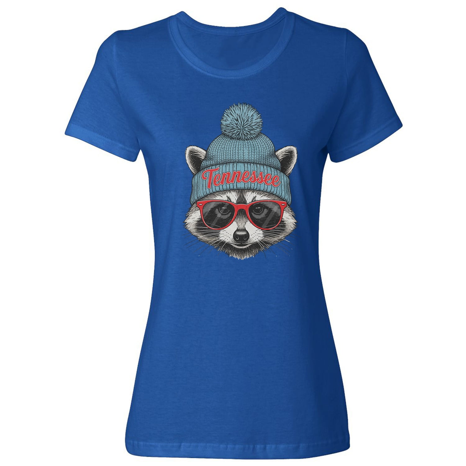 Cool Raccoon Support Tennessee Design - Sports Fans Ladies' Crewneck T ...