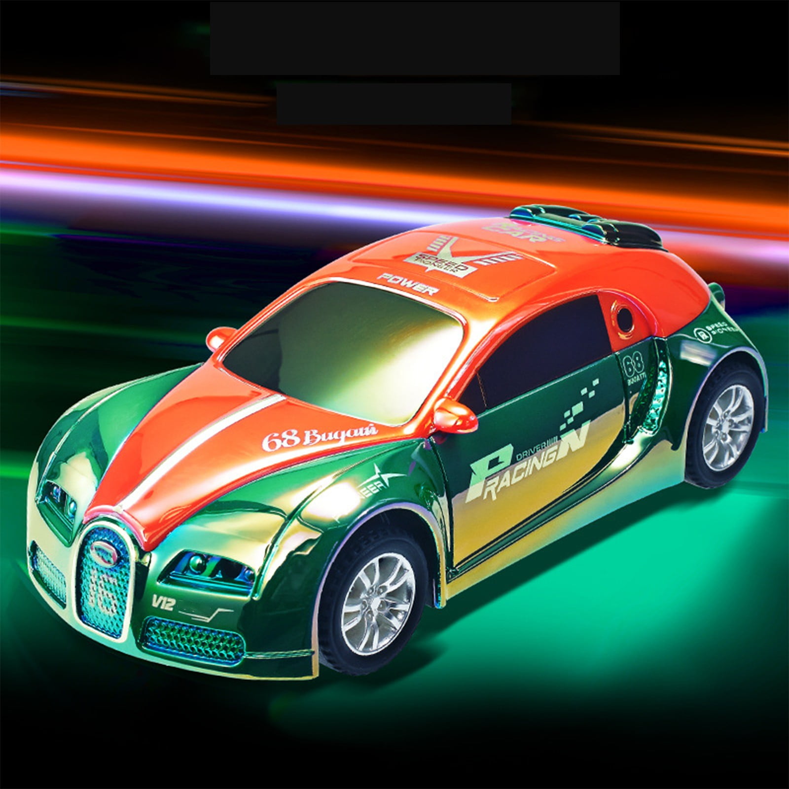 Cool Racer Light & Sound Drift Car Toy - Push Activated, No Batteries ...