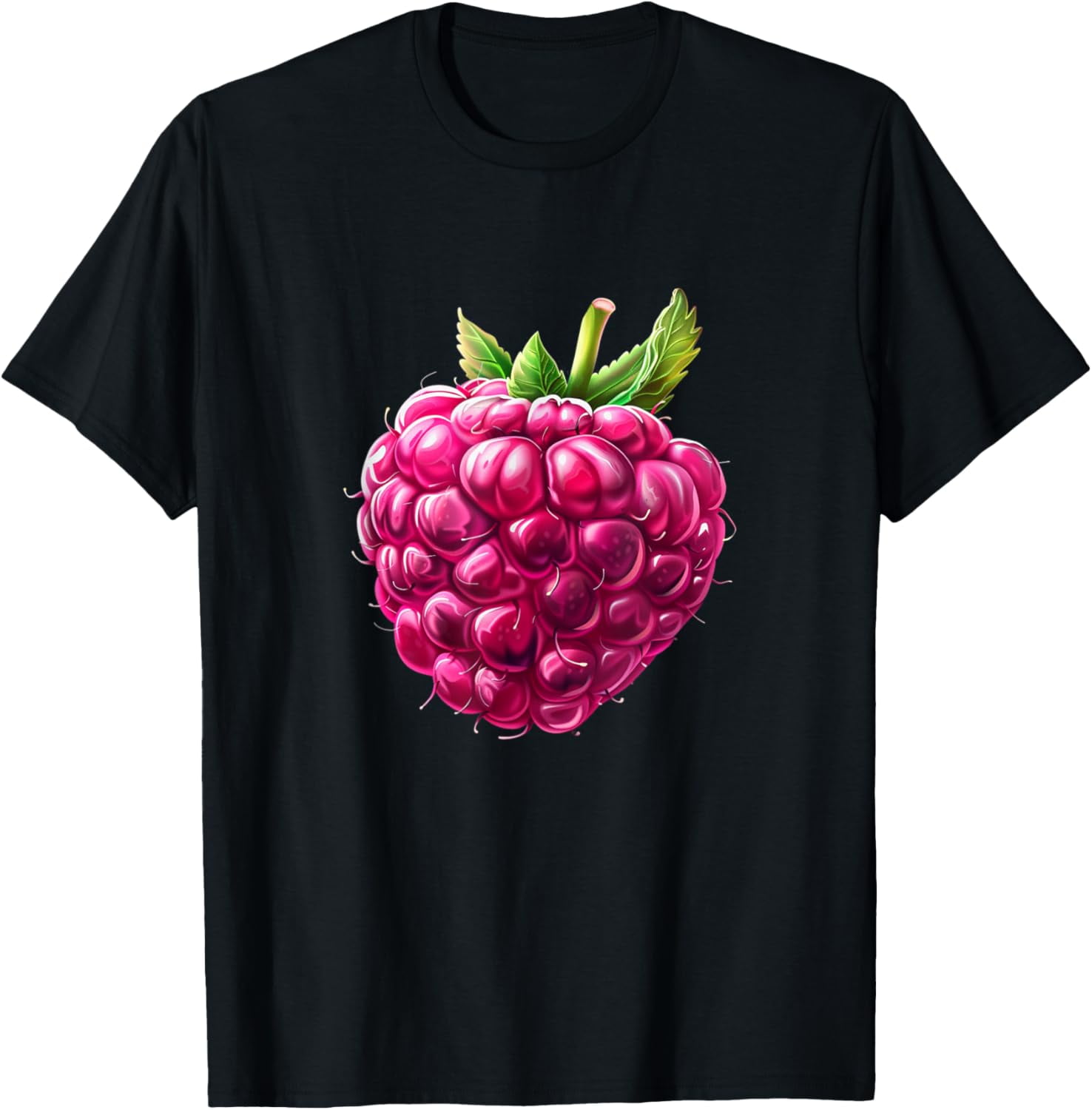 Cool Raspberry Outfit for Fruits Lovers T-ShirtPure cotton short ...