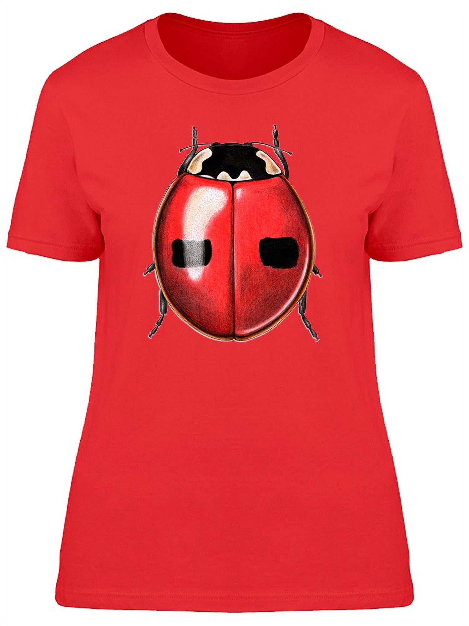 Cool Realistic Ladybug T-Shirt Women -Image by Shutterstock, Female ...