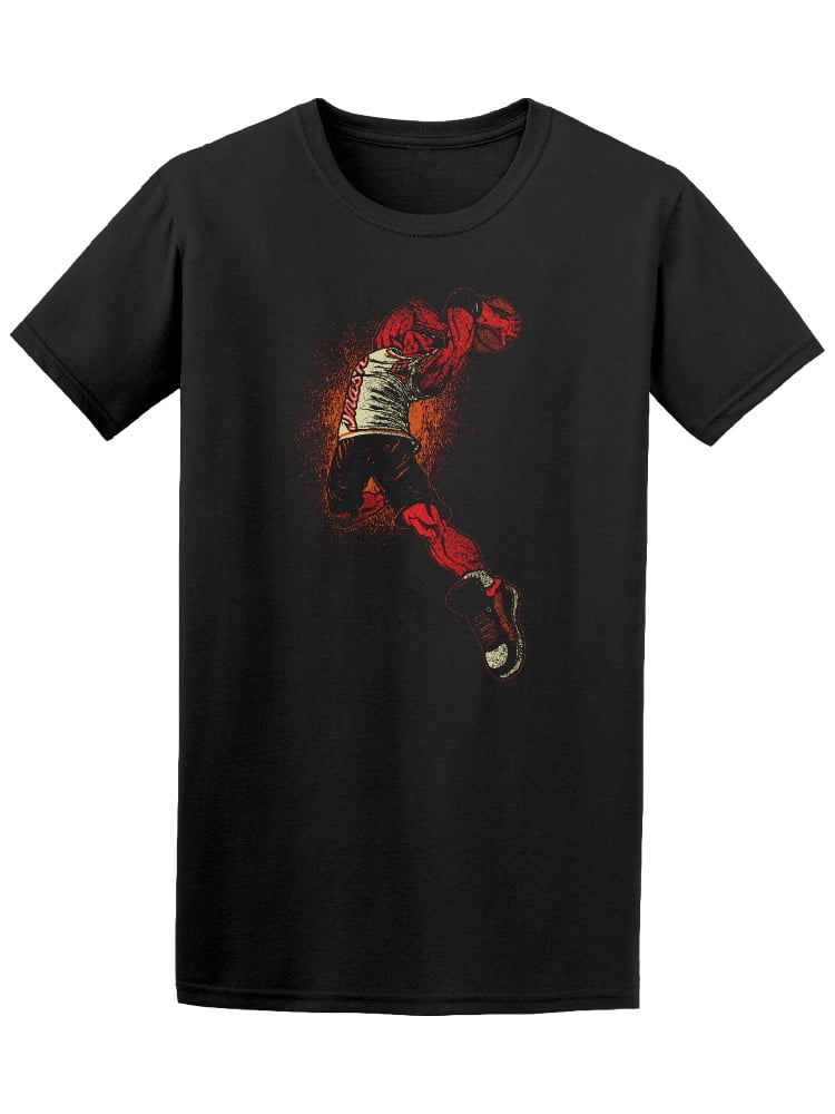 Cool Red Angry Basketball Player T-Shirt Men -Image by Shutterstock ...