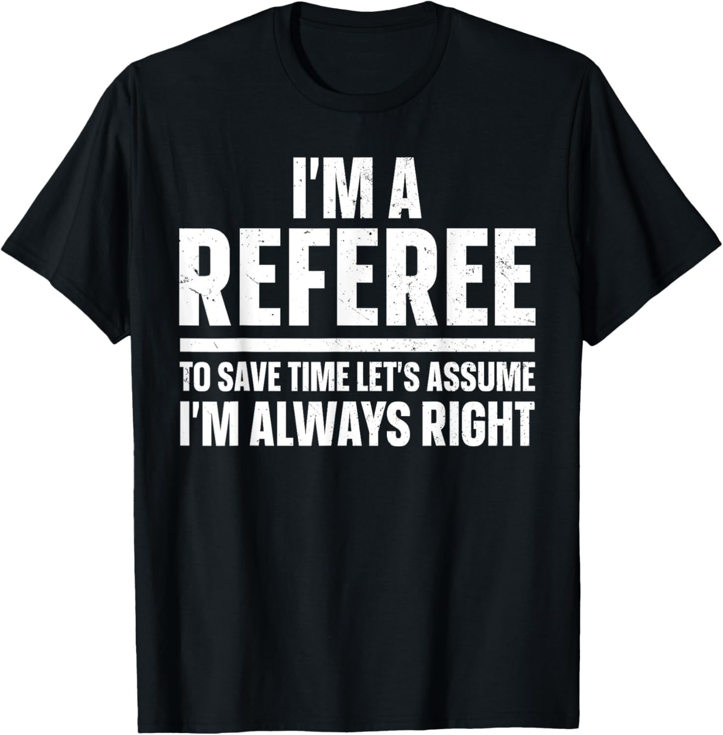 Cool Referee Design For Men Women Reffing Sports Ref Referee T-Shirt ...